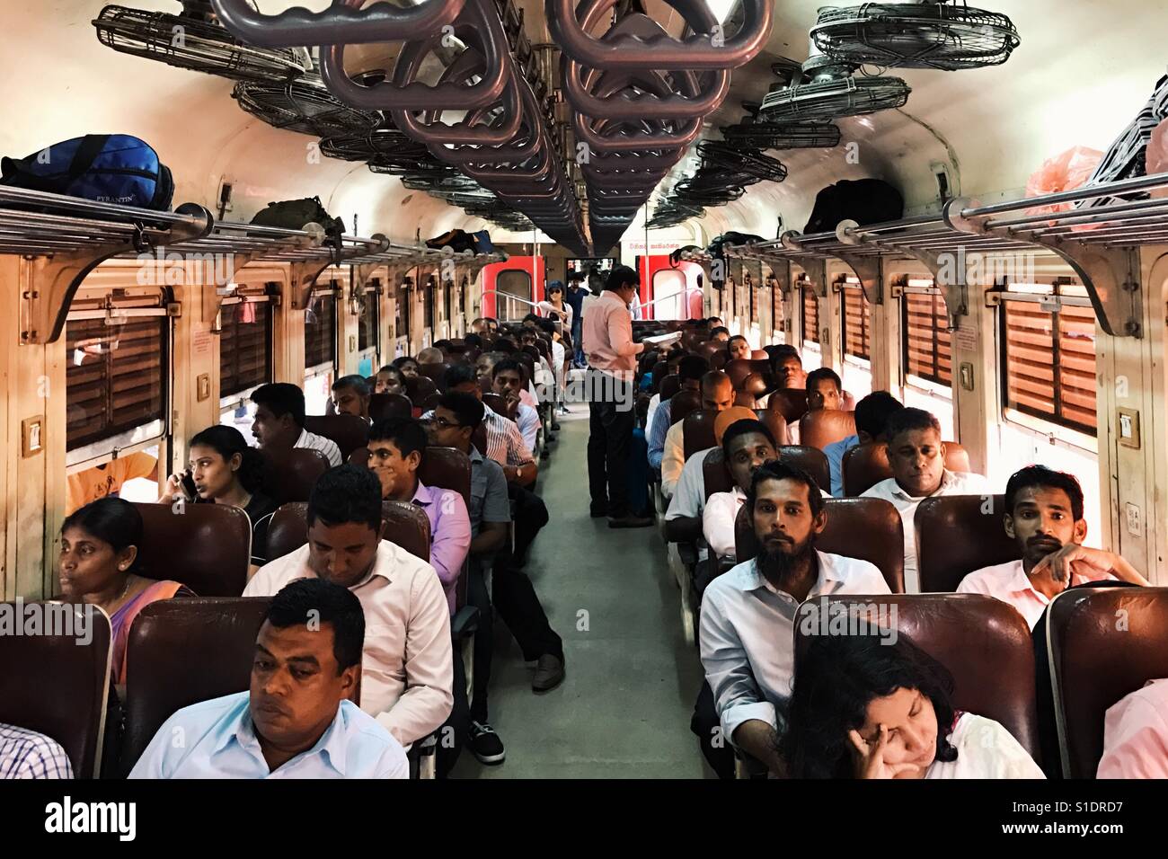 Second class train coach hi-res stock photography and images - Alamy