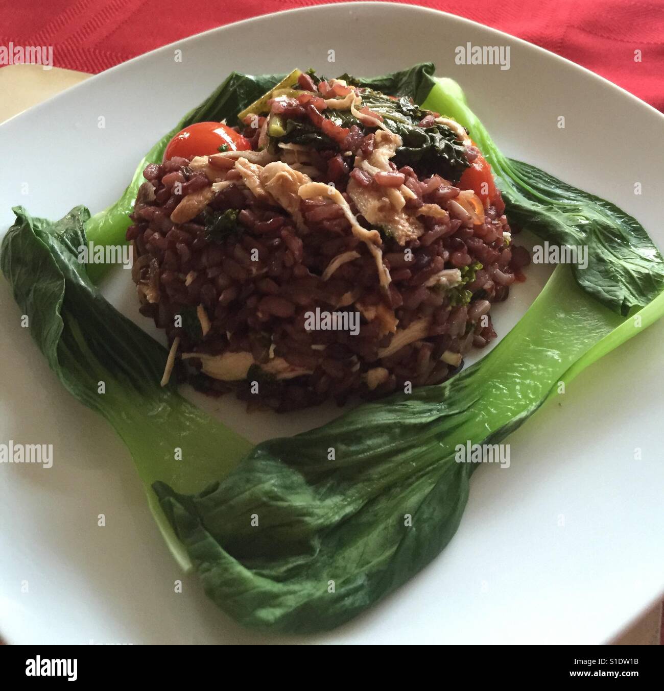 Red rice meal hi-res stock photography and images - Alamy