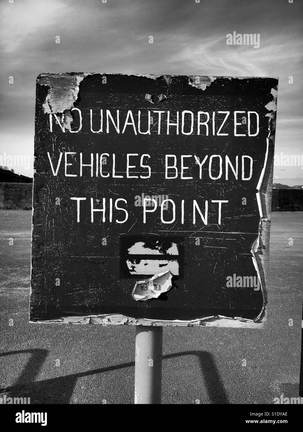 Signs paint Black and White Stock Photos & Images - Alamy