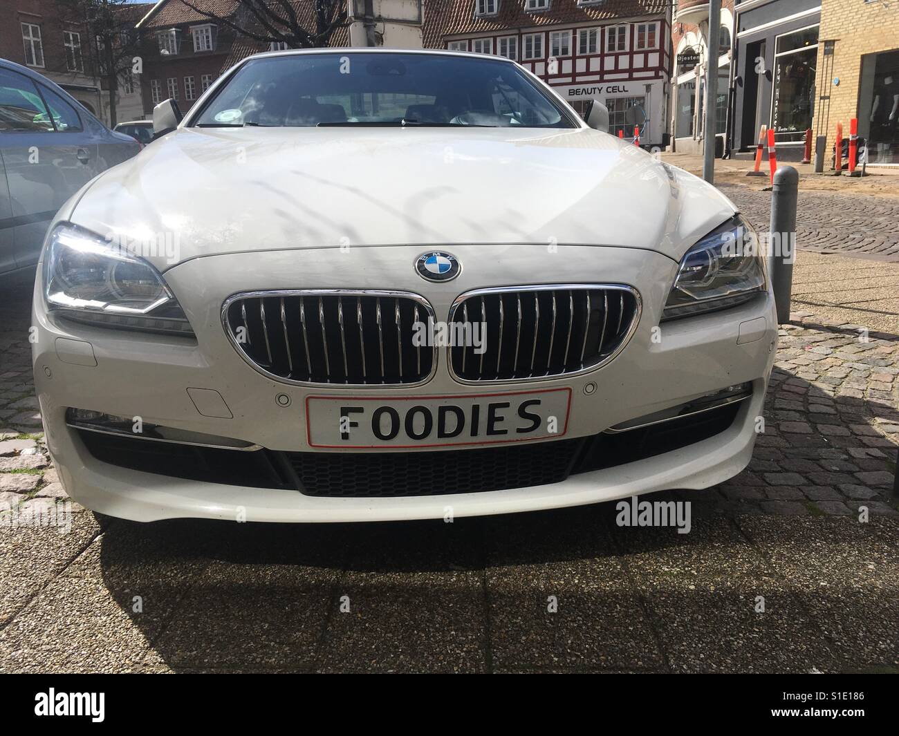 Number plates Foodies BMW Stock Photo - Alamy