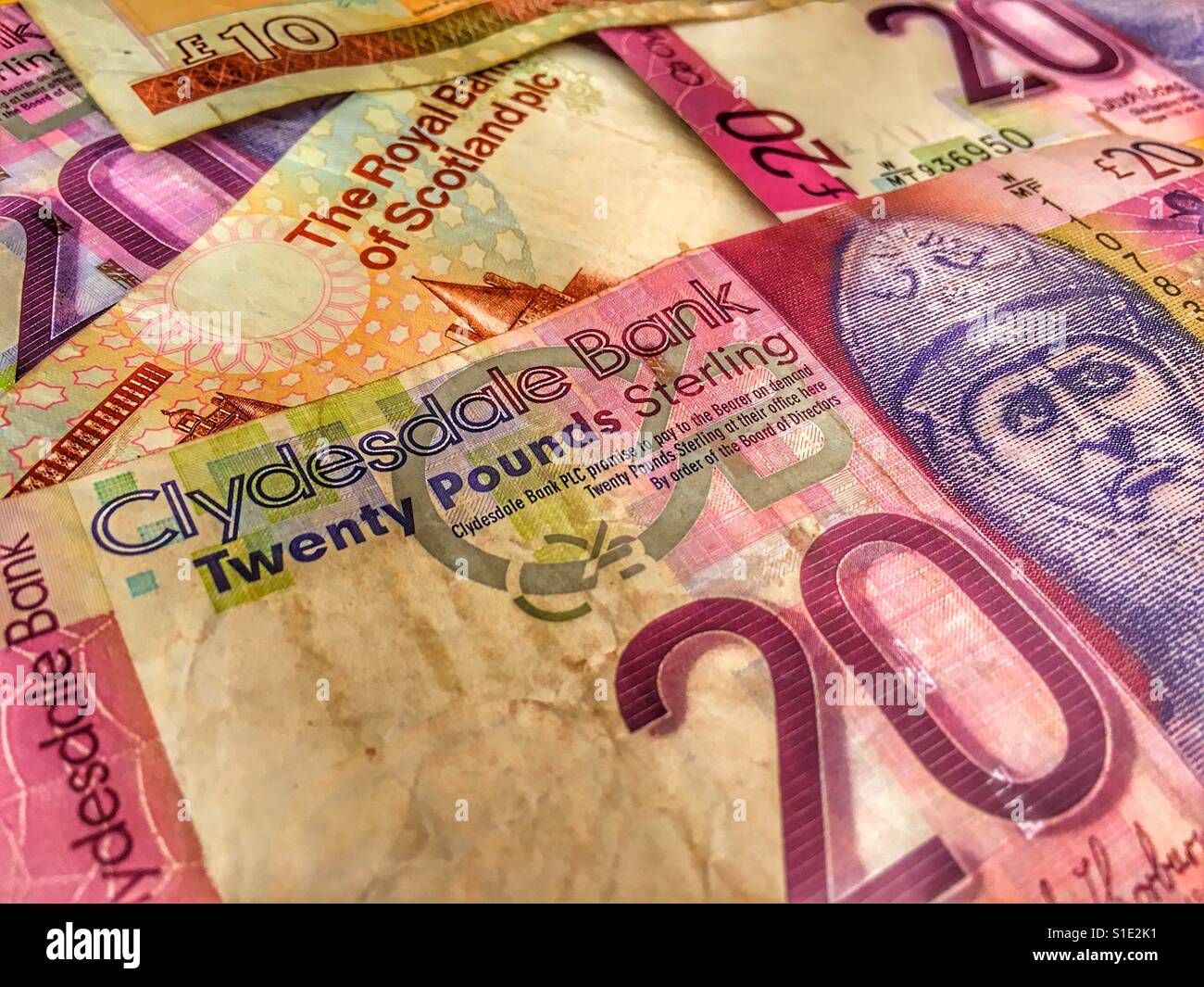 Scottish banknotes hi-res stock photography and images - Alamy