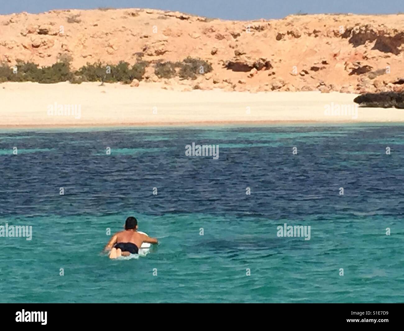 Surfing in Oman Stock Photo - Alamy