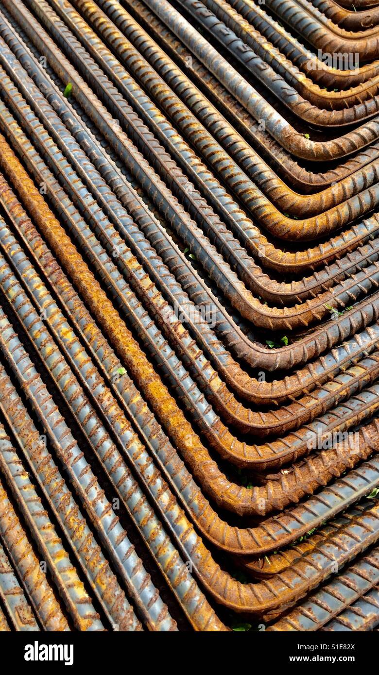 Reinforcing bars for concrete Stock Photo - Alamy