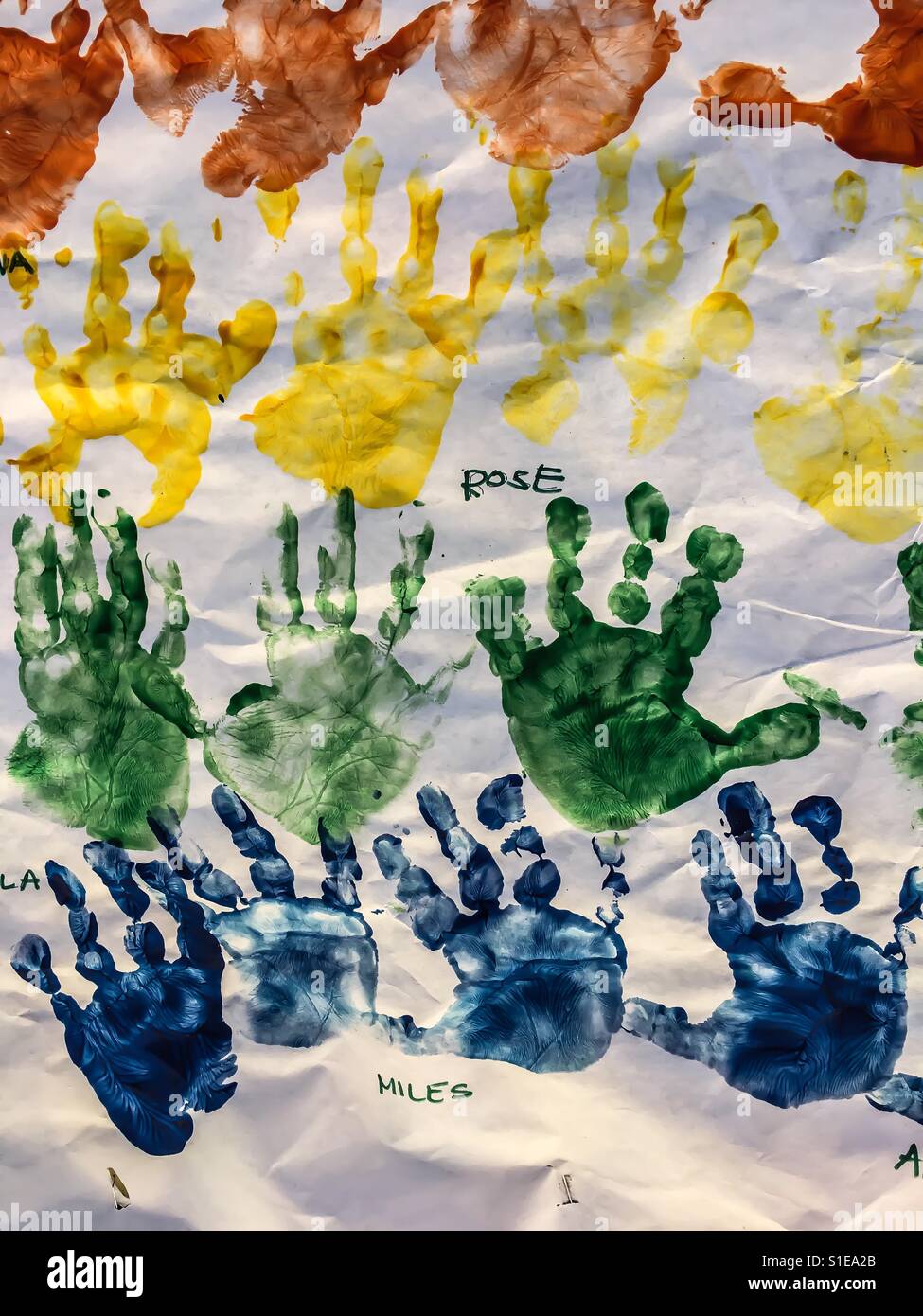 Handprints Art High Resolution Stock Photography and Images - Alamy