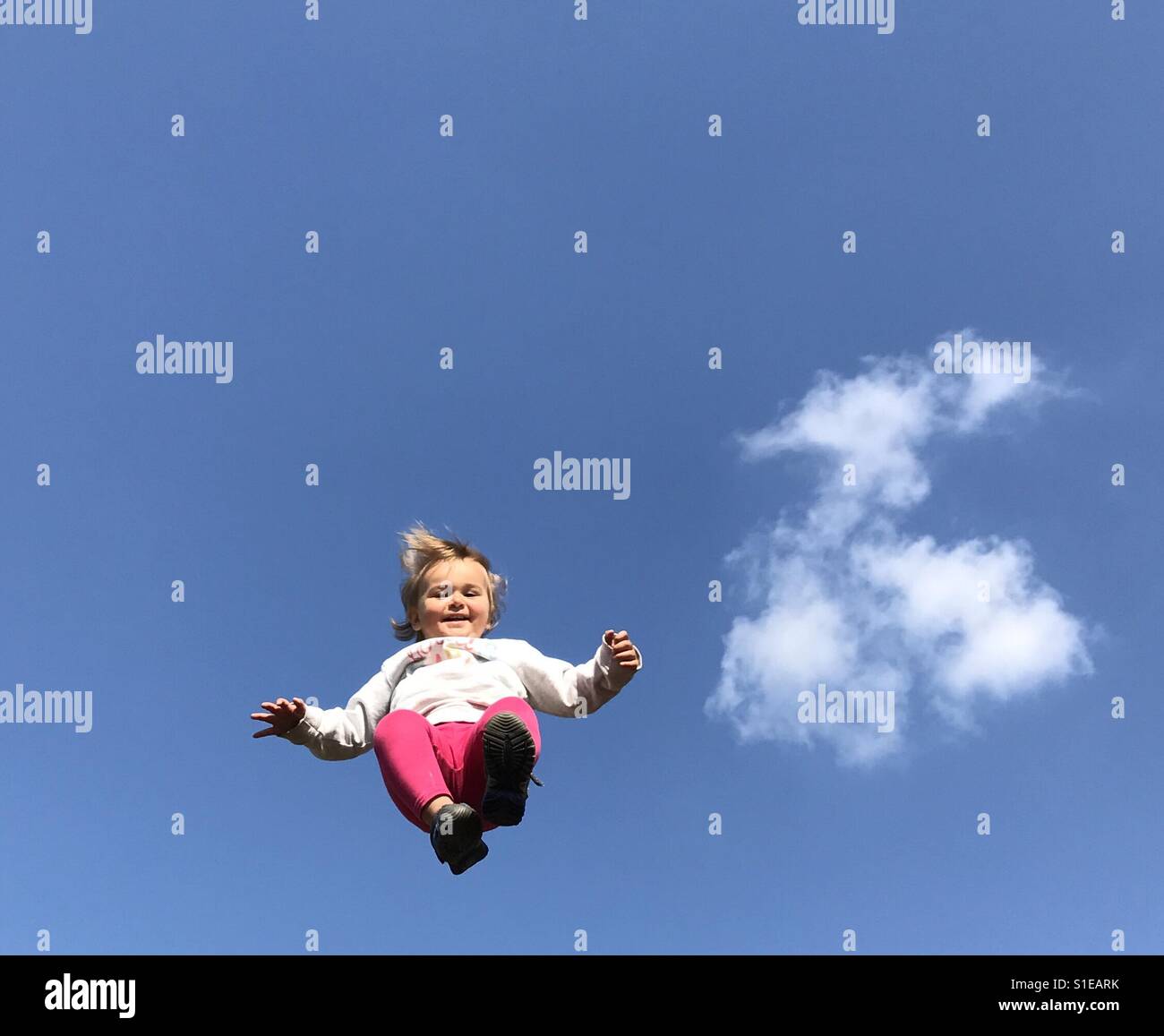 Baby flying hi-res stock photography and images - Alamy