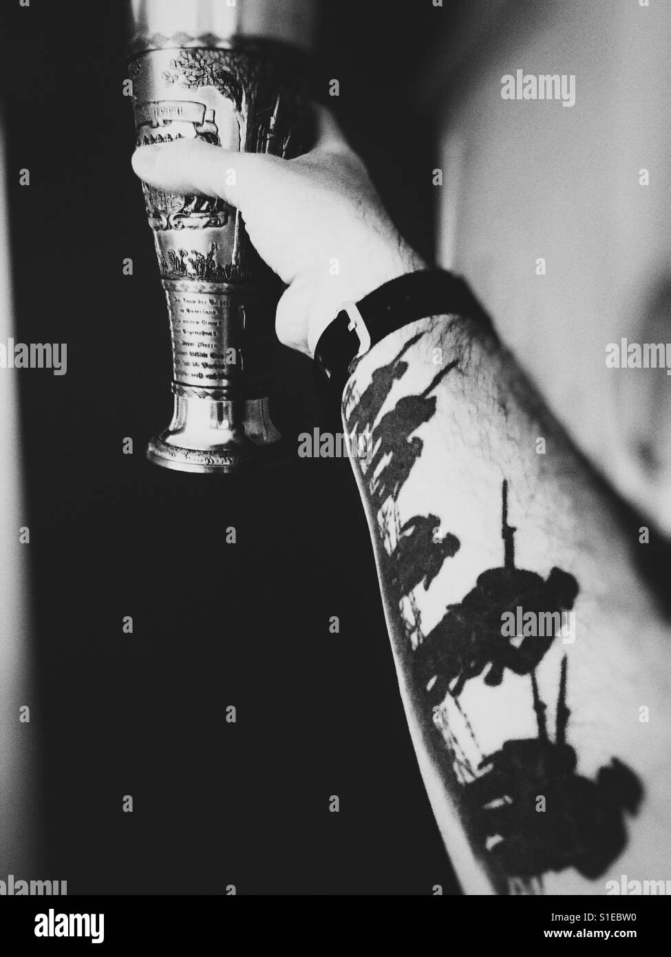 Drill Sergeant Badge Tattoo