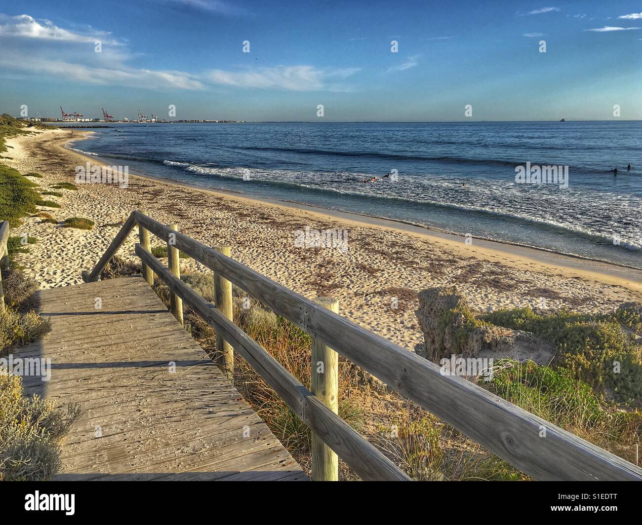 Wooden pathway beach hi-res stock photography and images - Alamy