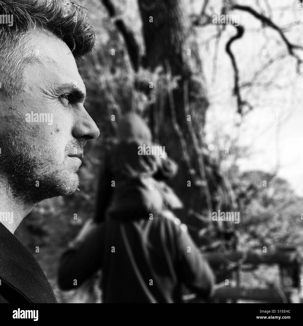 Man father Black and White Stock Photos & Images - Alamy