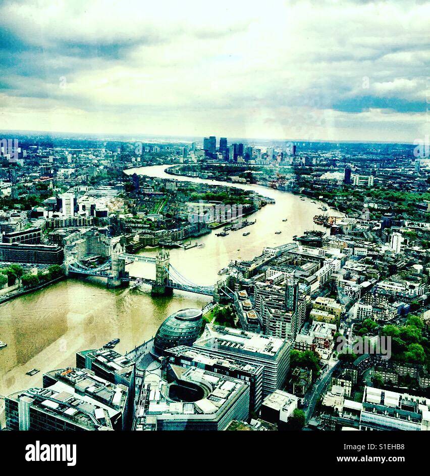 View from the shard Stock Photo - Alamy