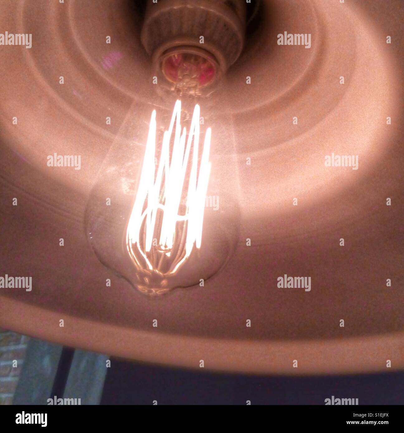 Decorative filament light bulb hi-res stock photography and images - Alamy