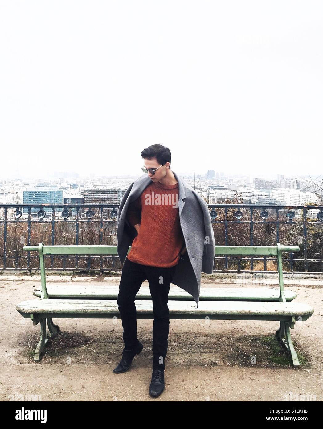 Stylish boy with view Stock Photo - Alamy