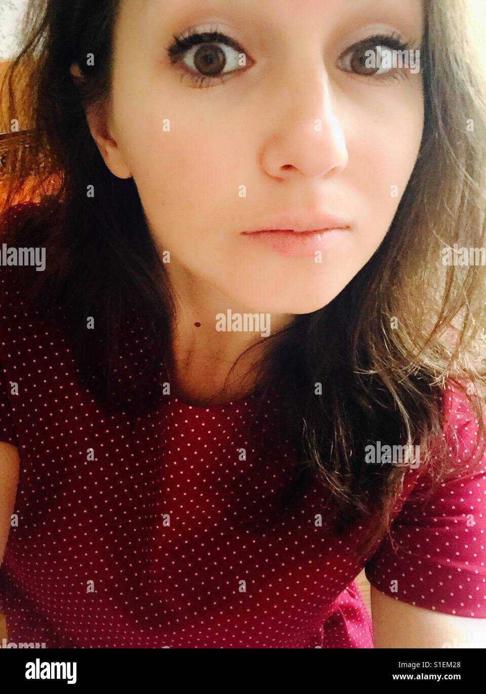 Surprised eyes hi-res stock photography and images - Alamy