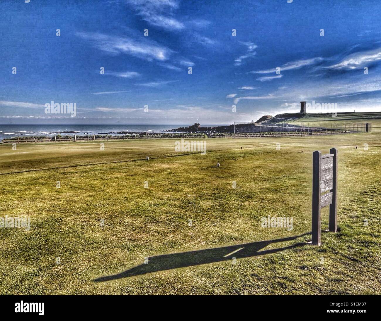 Anstruther golf course Stock Photo - Alamy