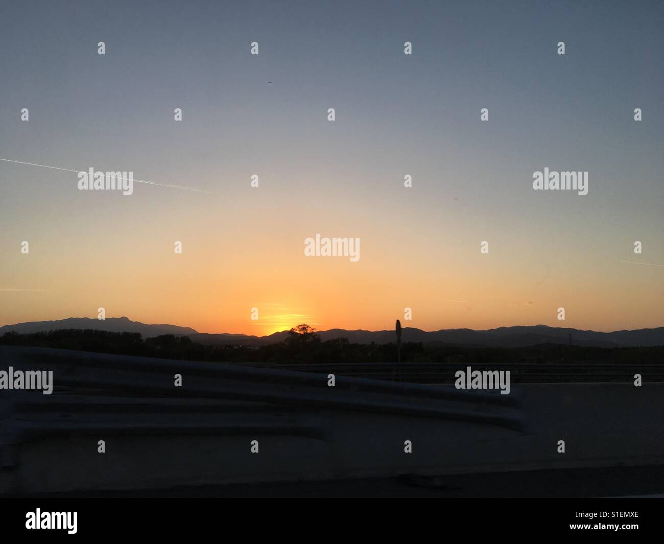 Sunset end of road hi-res stock photography and images - Alamy