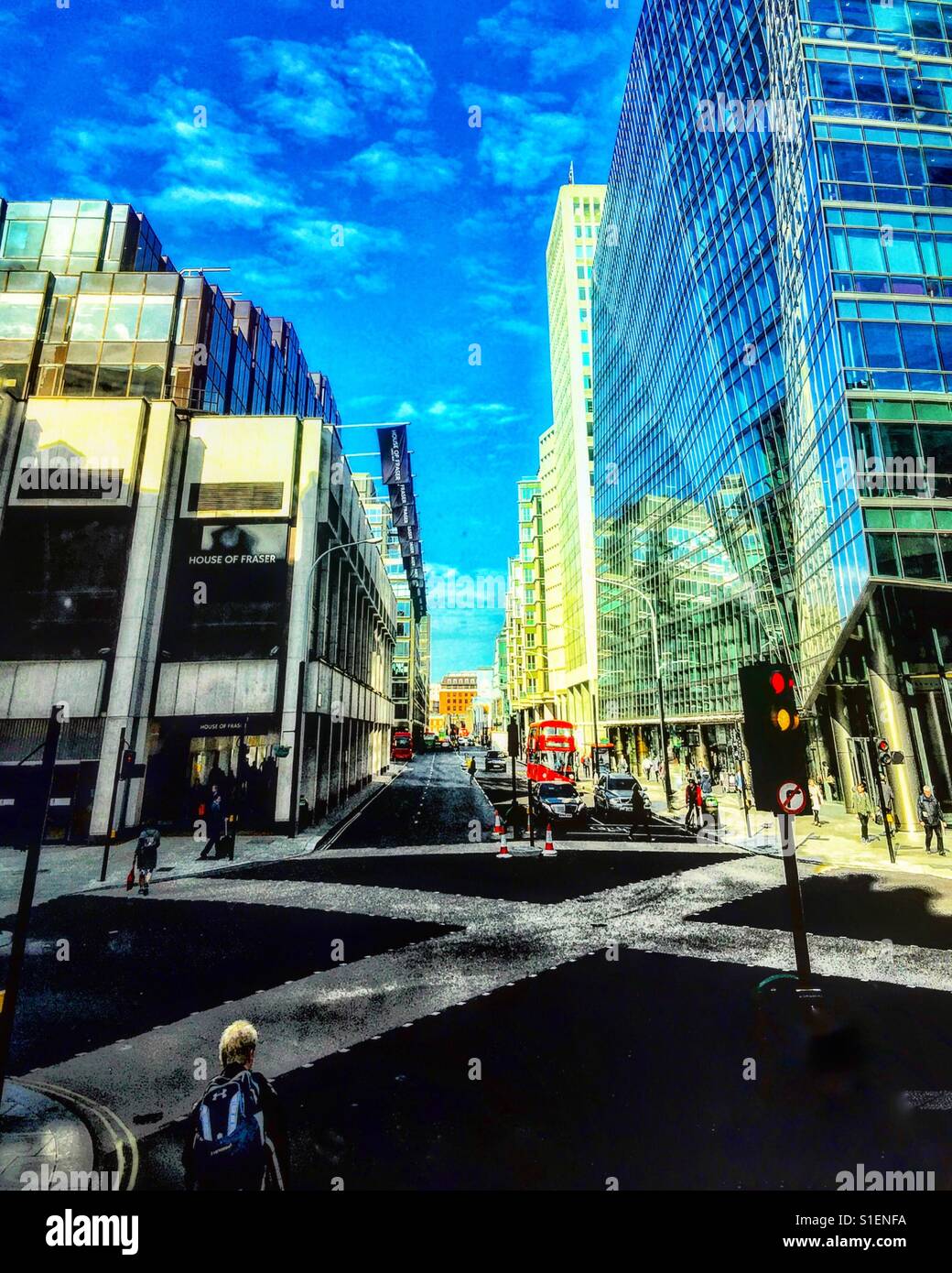 Crossroads at Victoria,London Stock Photo - Alamy
