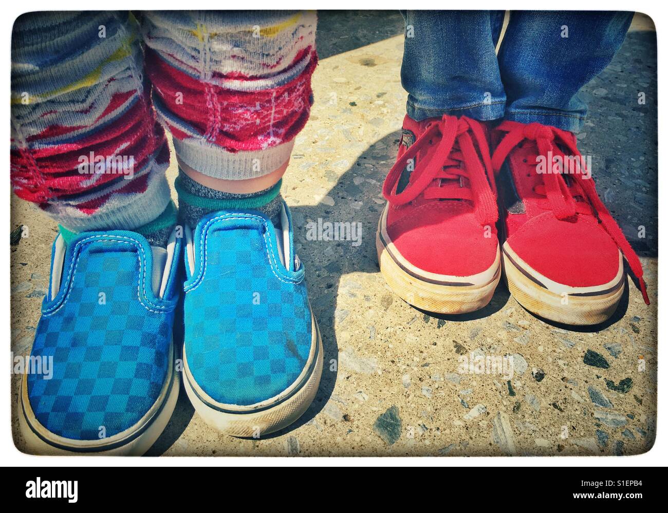 Two pairs of shoes hi-res stock photography and images - Alamy