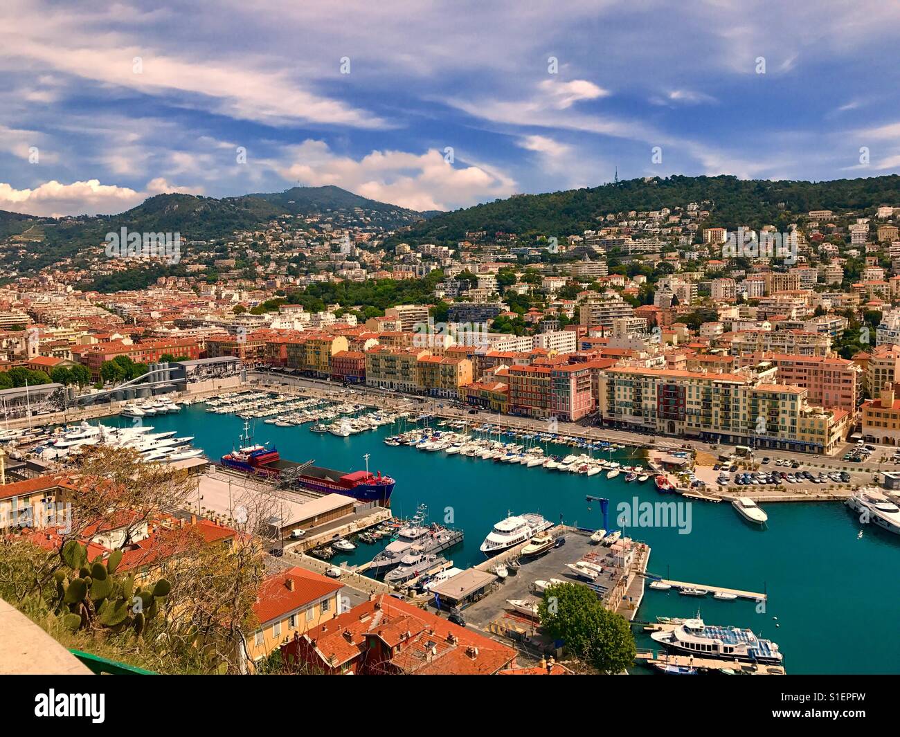Old town in nice, france hi-res stock photography and images - Alamy