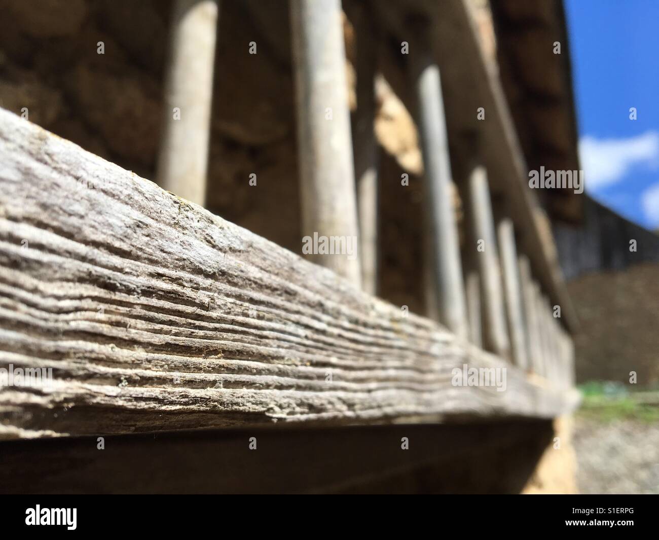 Old wood ladder hi-res stock photography and images - Alamy