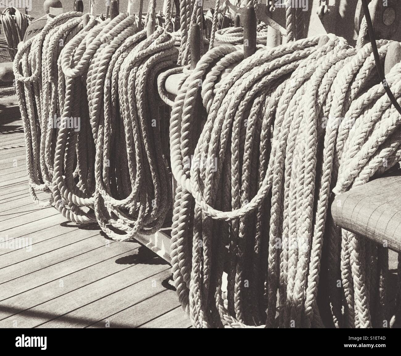 Hanging on railing hi-res stock photography and images - Alamy