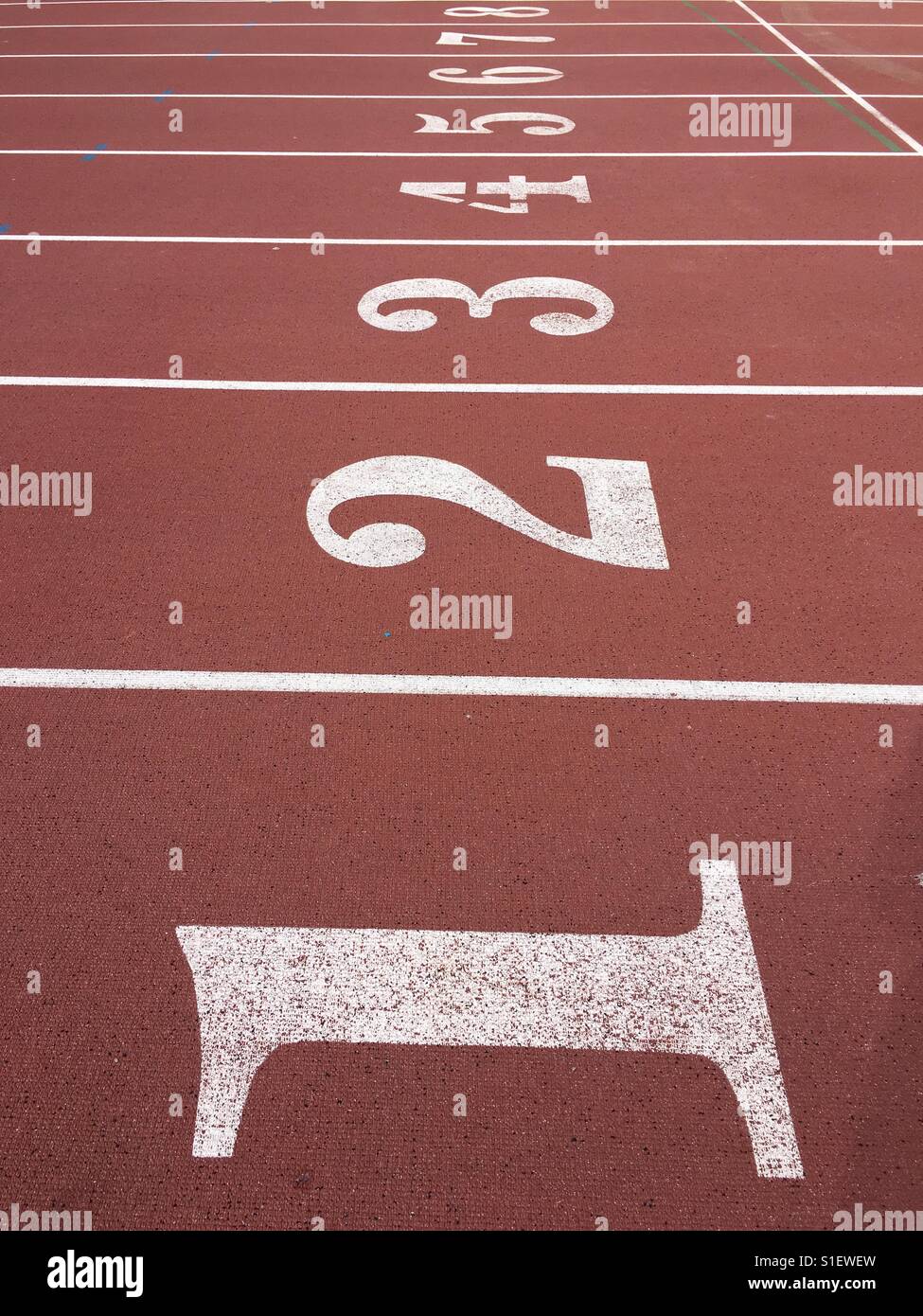 Numbers lanes hi-res stock photography and images - Alamy