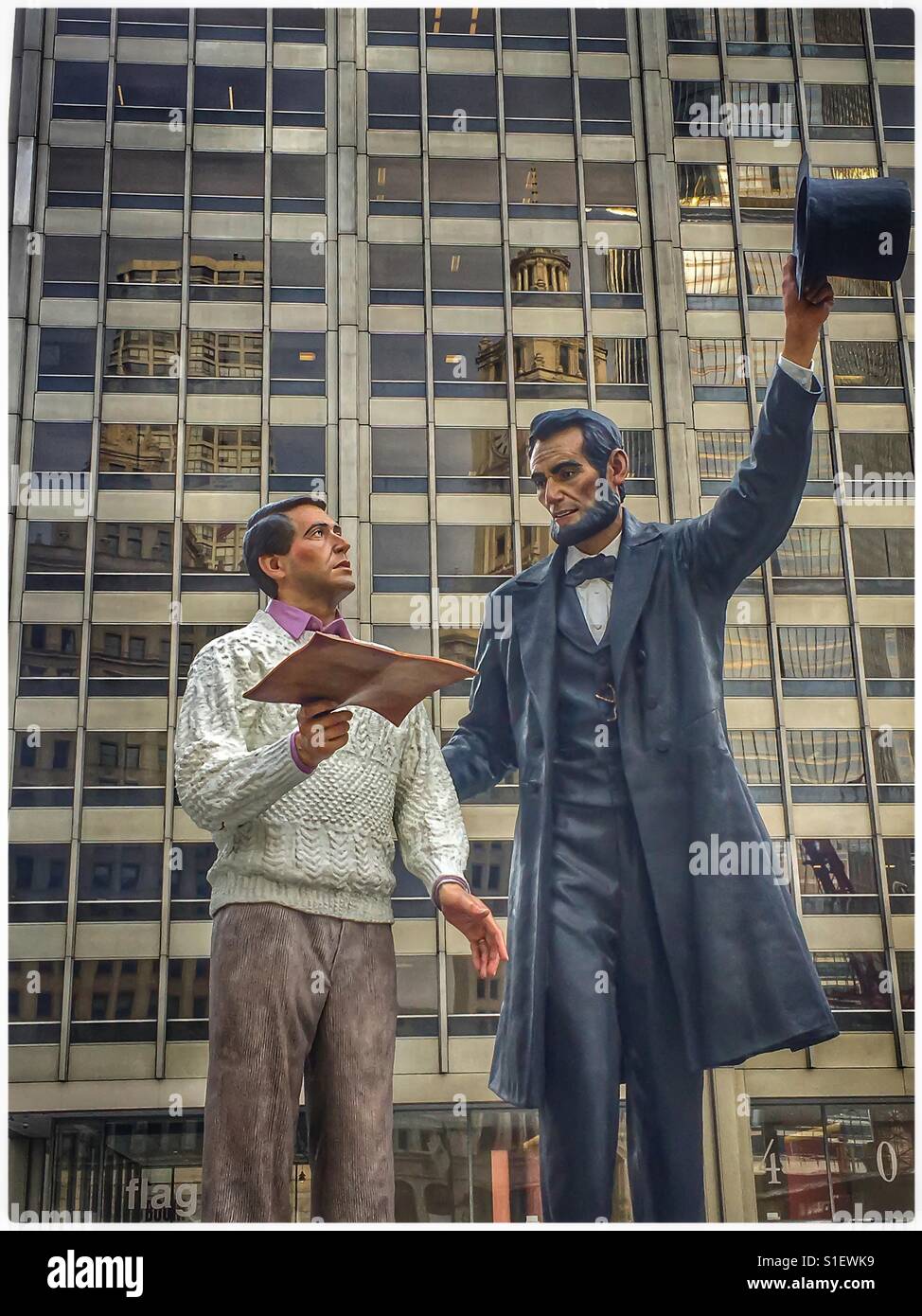 Statue chicago hi-res stock photography and images - Alamy