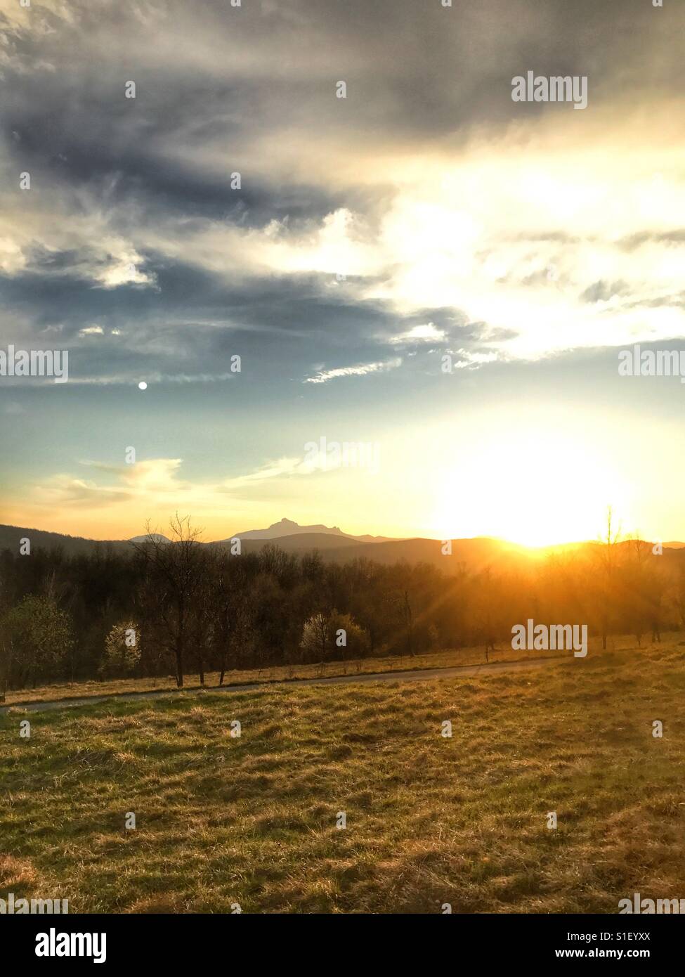 Hillside in the sun hi-res stock photography and images - Alamy