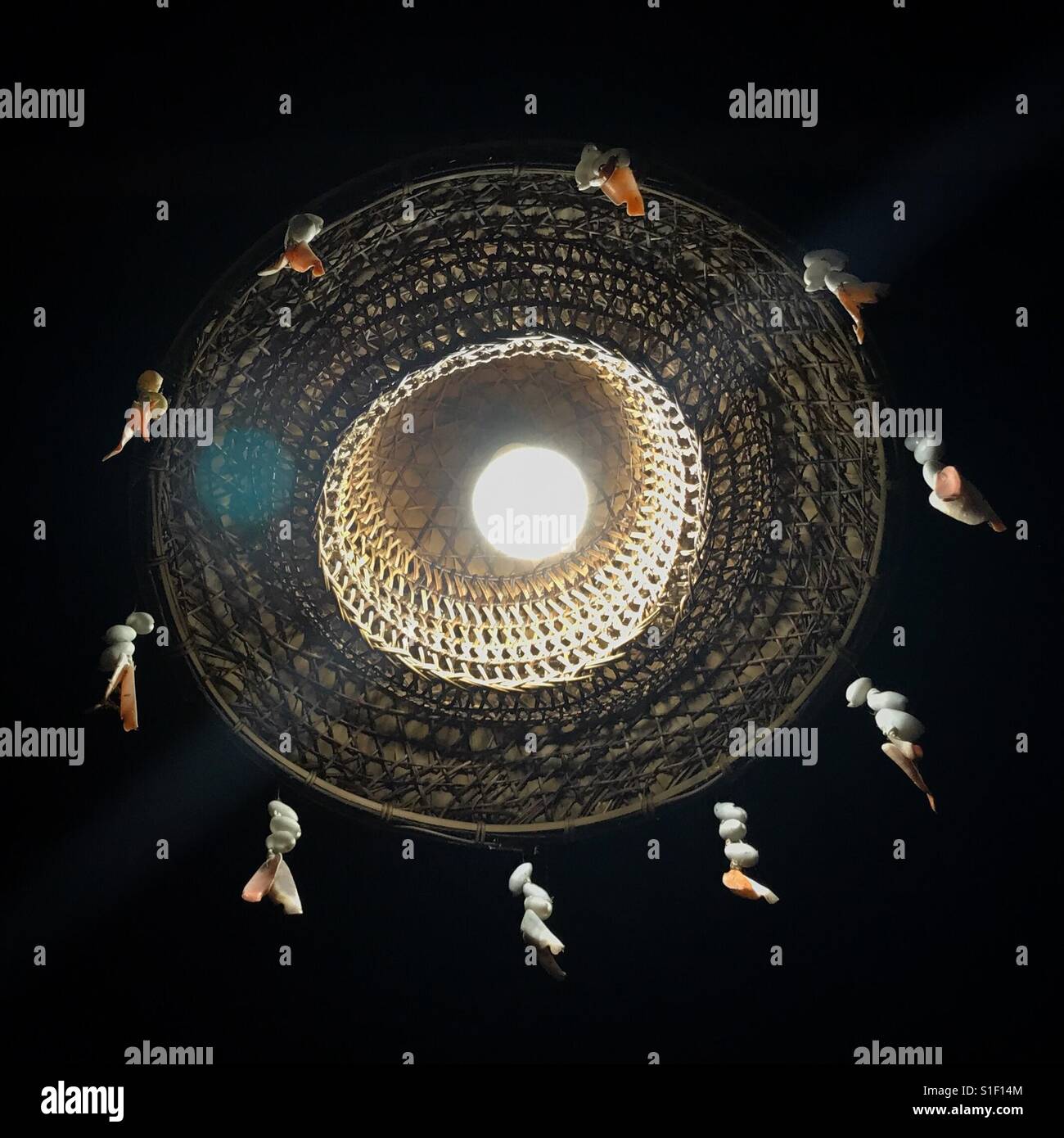 Light decorated with Native Indigenous Materials Stock Photo - Alamy