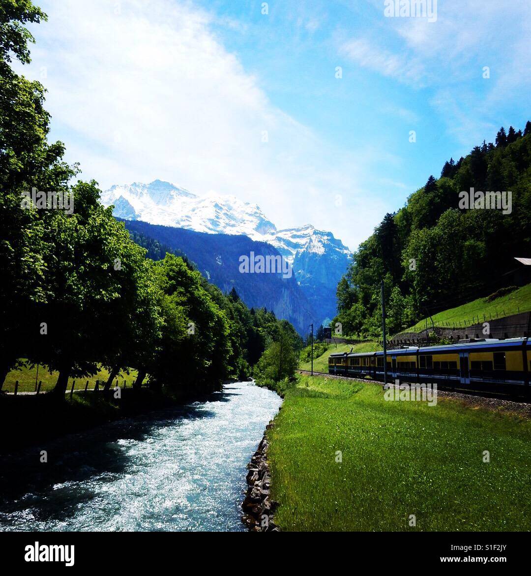 Alps train hi-res stock photography and images - Alamy