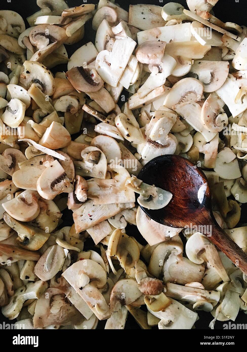 Food mushroom cooking hi-res stock photography and images - Alamy