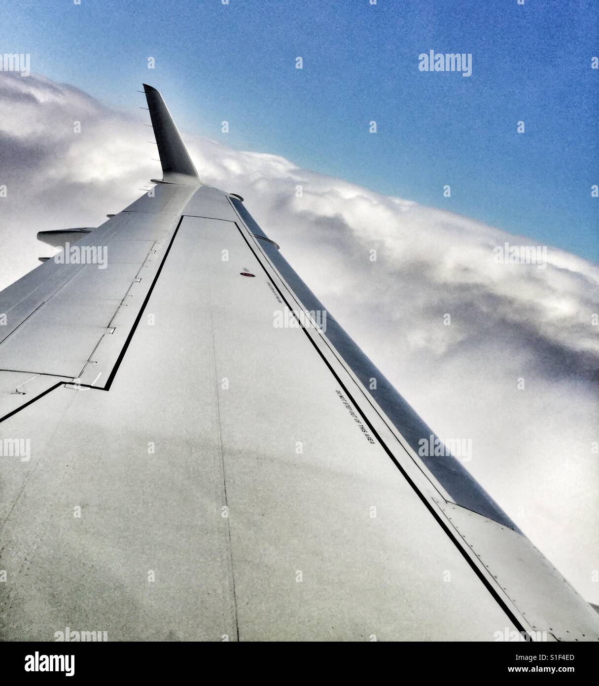 Flying into the clouds Stock Photo - Alamy