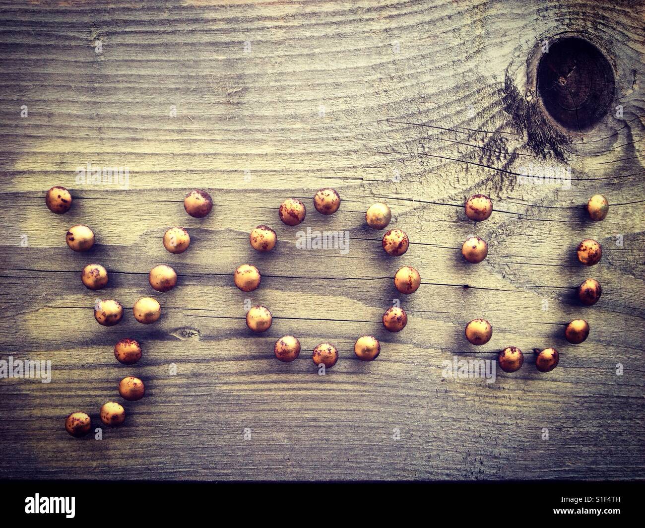 Nailed pins hi-res stock photography and images - Alamy