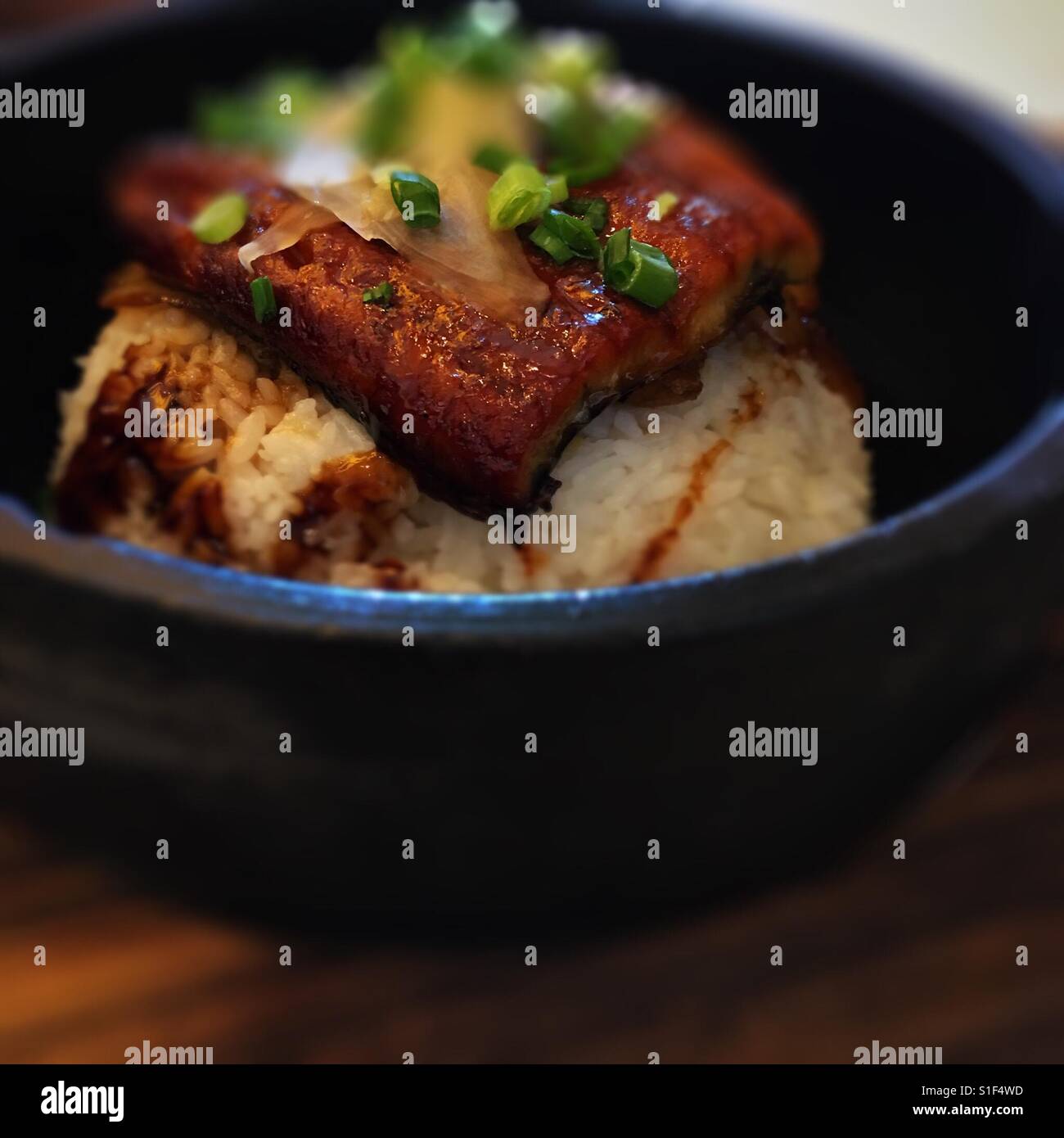 The eel rice bowl Stock Photo - Alamy
