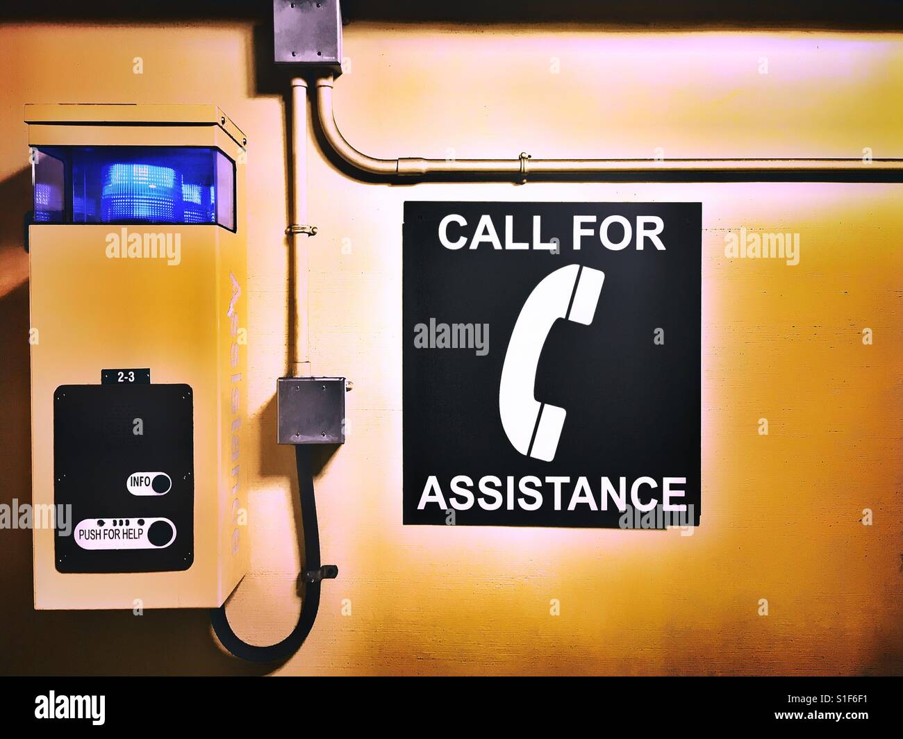 Call for assistance Stock Photo - Alamy