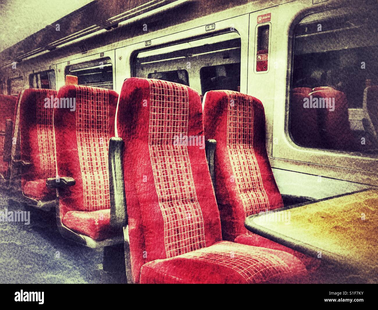Empty railway carriage hi-res stock photography and images - Alamy