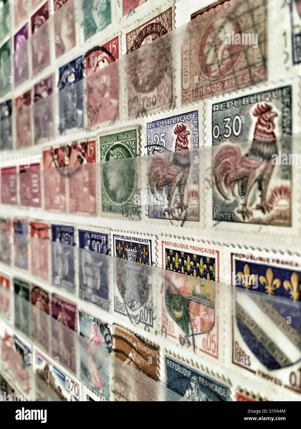 Stamps vintage hi-res stock photography and images - Alamy