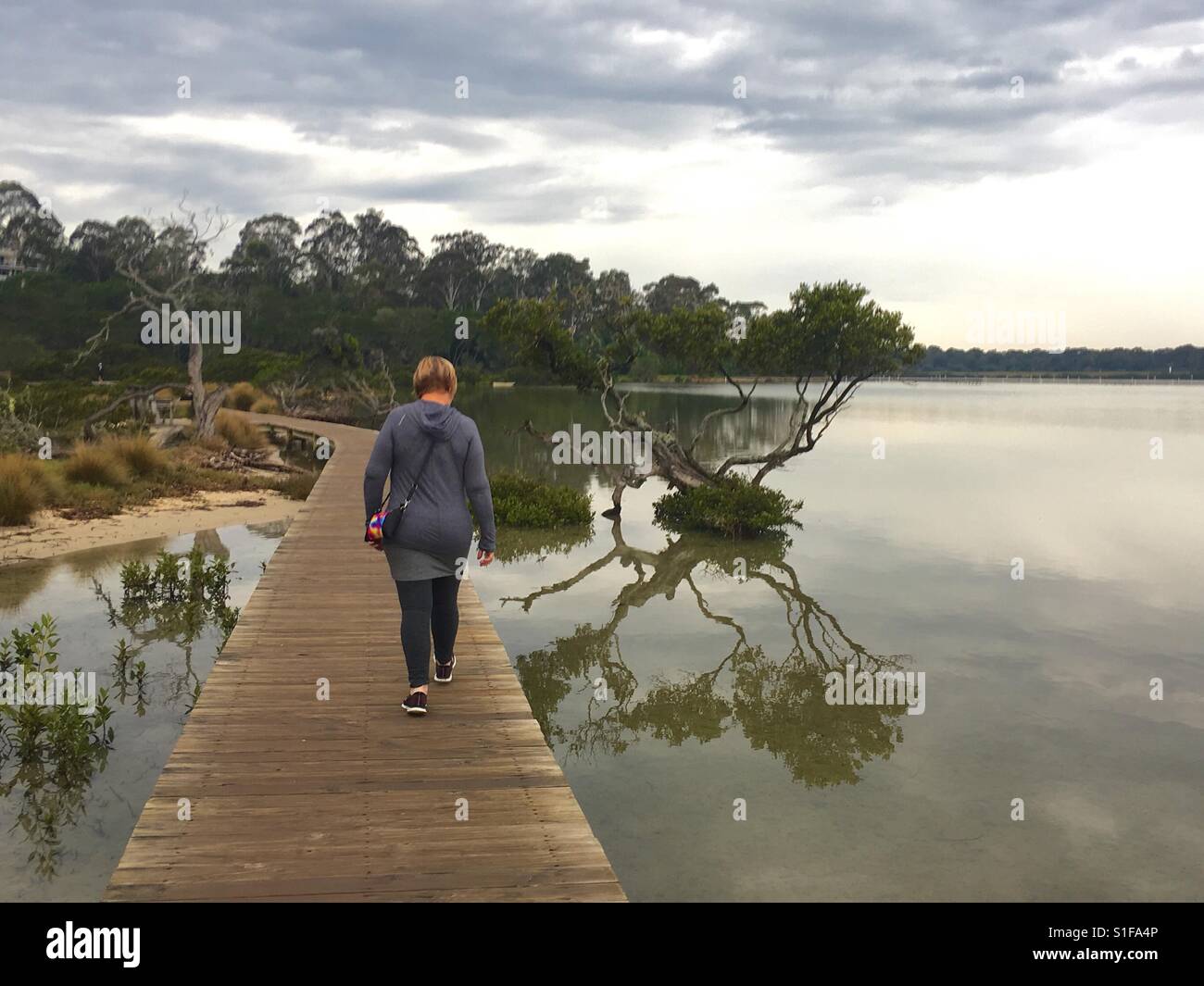 Merimbula boardwalk hi-res stock photography and images - Alamy