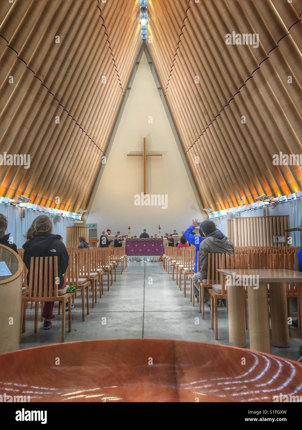 Cardboard Cathedral, Christchurch High Resolution Stock Photography and ...