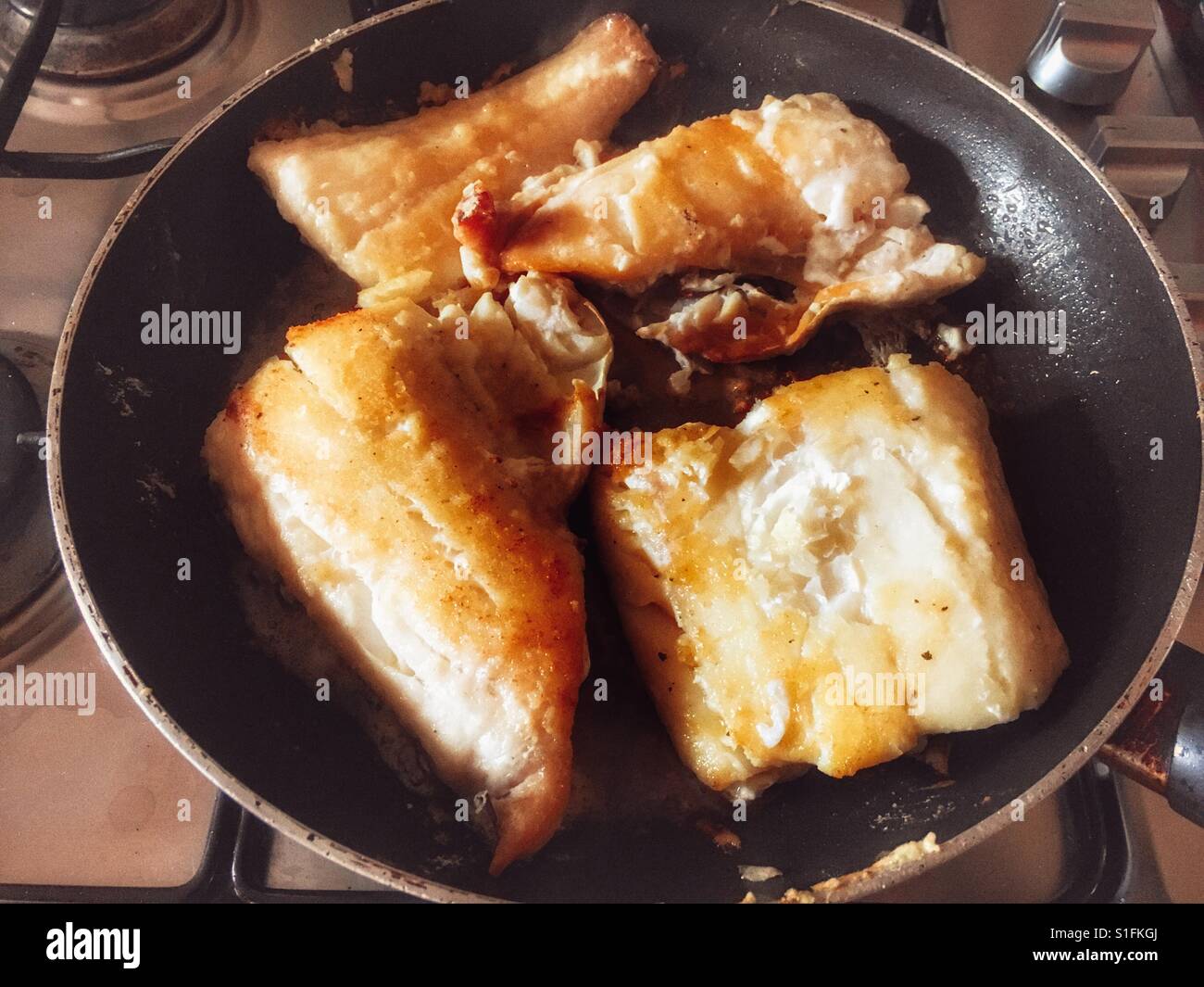 North Sea cod fillets Stock Photo - Alamy