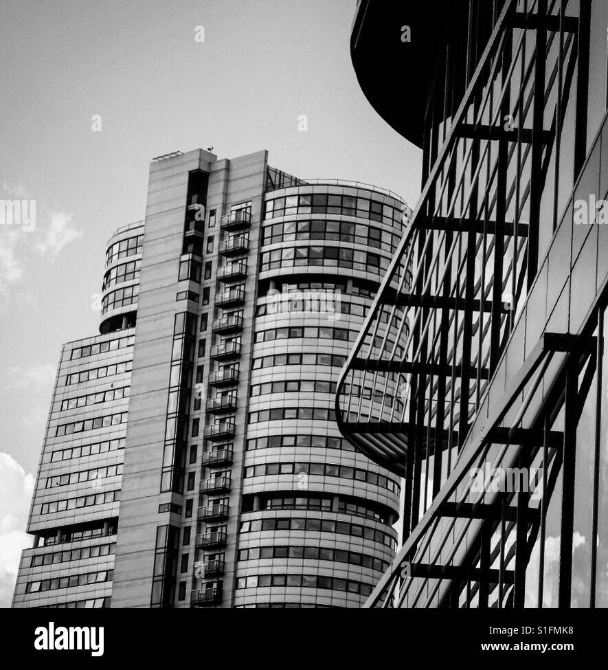 Leeds tall building Black and White Stock Photos & Images - Alamy