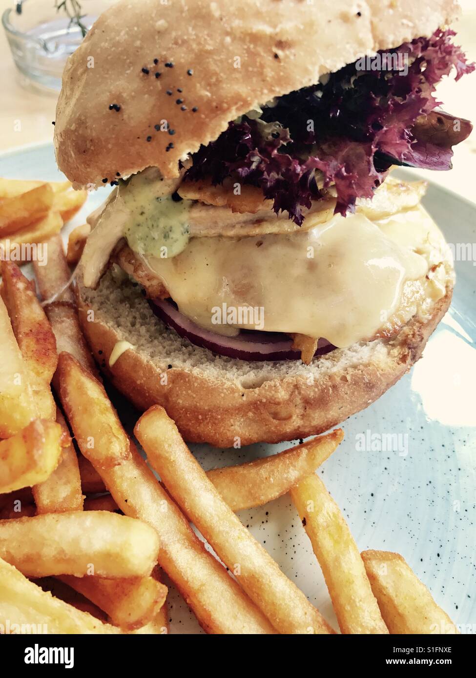 Curly fries and cheese hi-res stock photography and images - Alamy