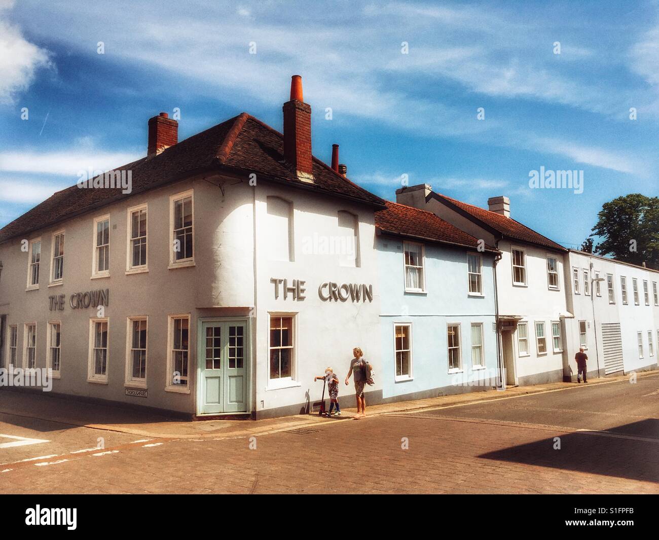 The Crown Hotel Woodbridge Suffolk Stock Photo - Alamy