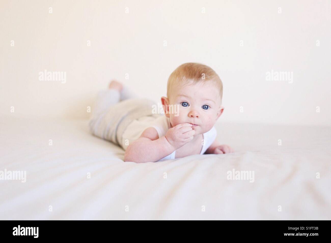 Tummy time baby hi-res stock photography and images - Alamy
