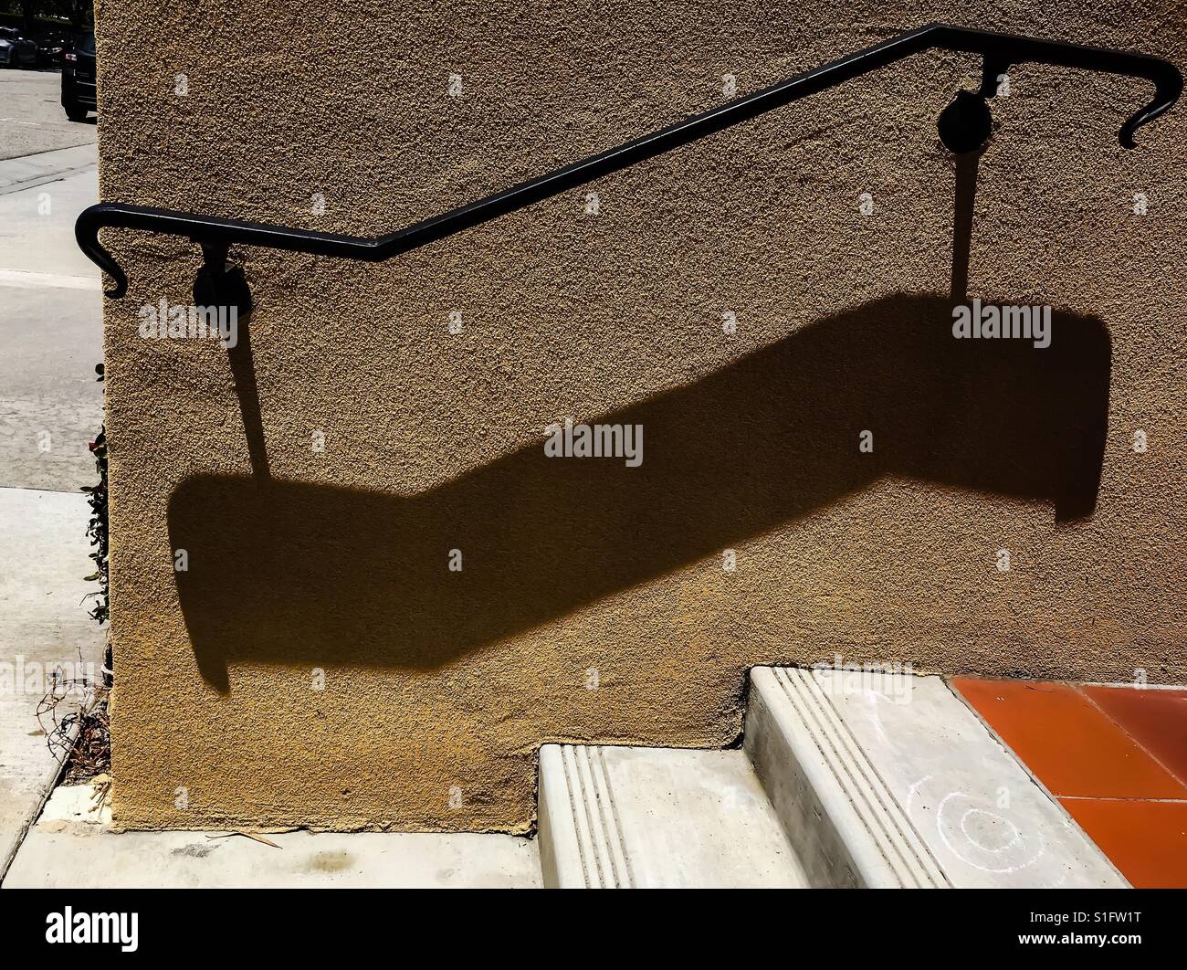 Stair rail hi-res stock photography and images - Alamy