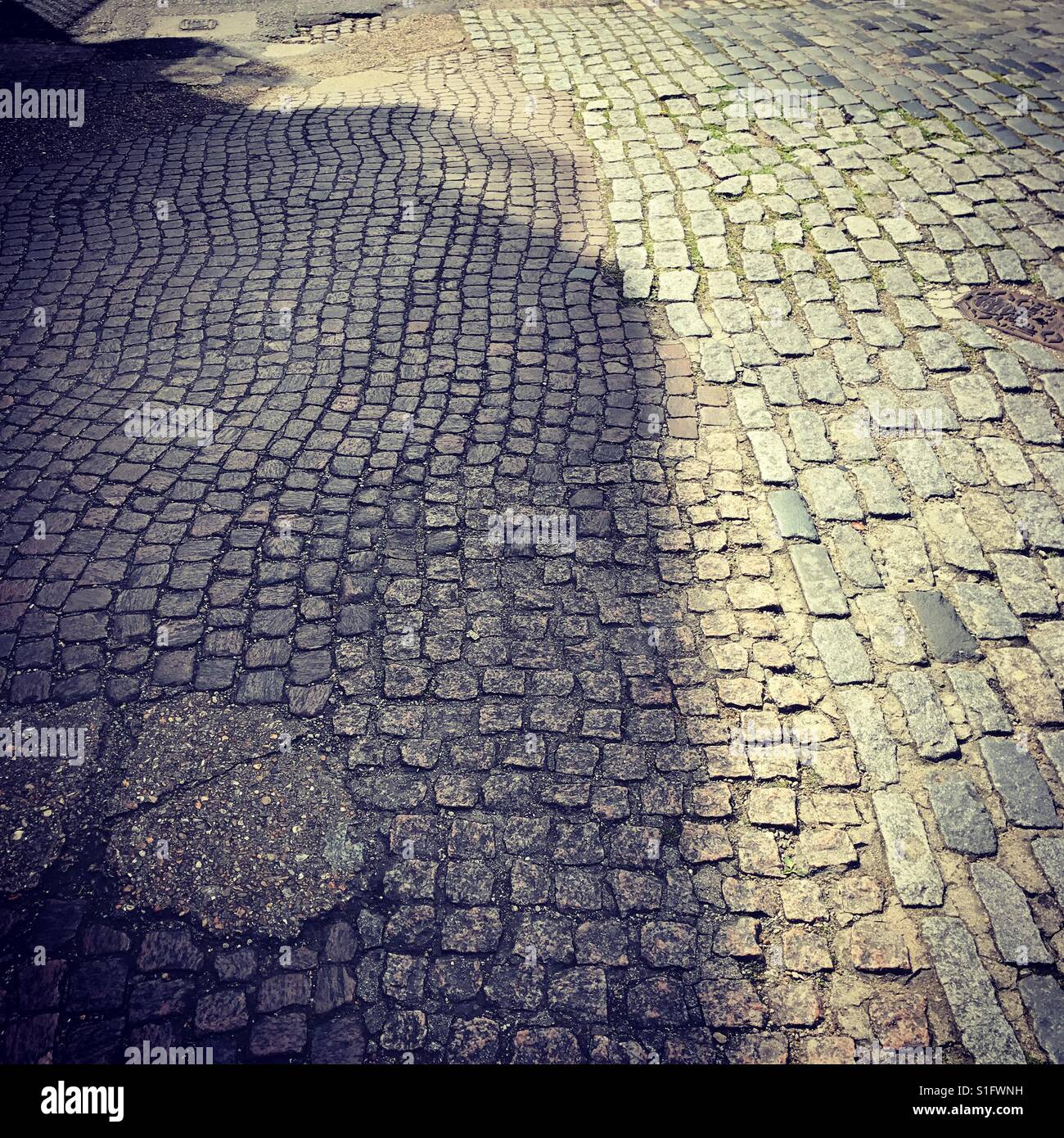 Cobblestone pattern hi-res stock photography and images - Alamy