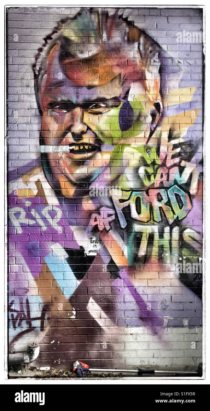 Mural of former Toronto mayor Stock Photo - Alamy
