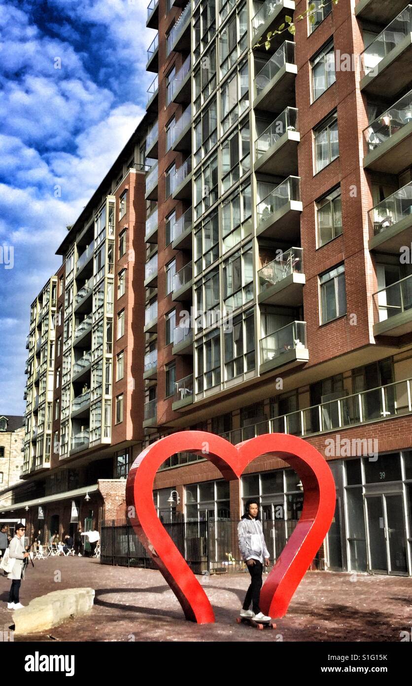 Distillery district heart hi-res stock photography and images - Alamy