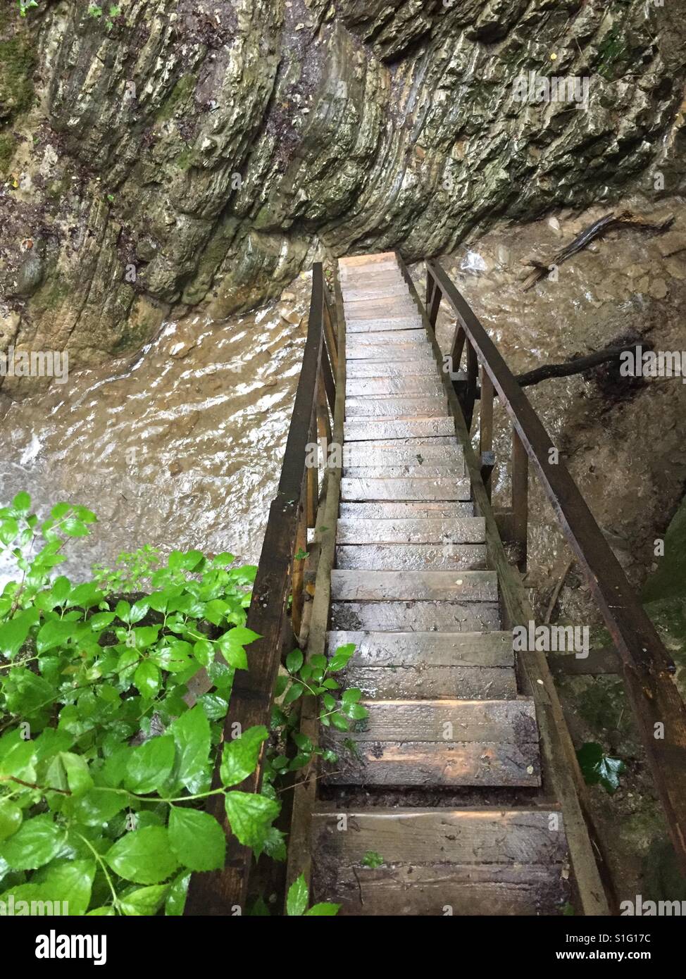 Wet stairs hi-res stock photography and images - Alamy