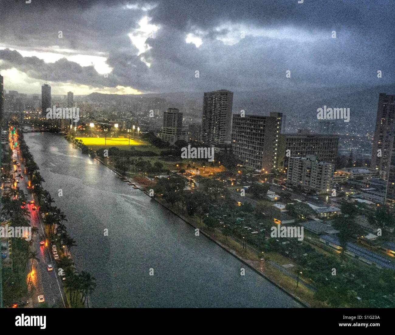 Ala Wai Canal High Resolution Stock Photography and Images - Alamy