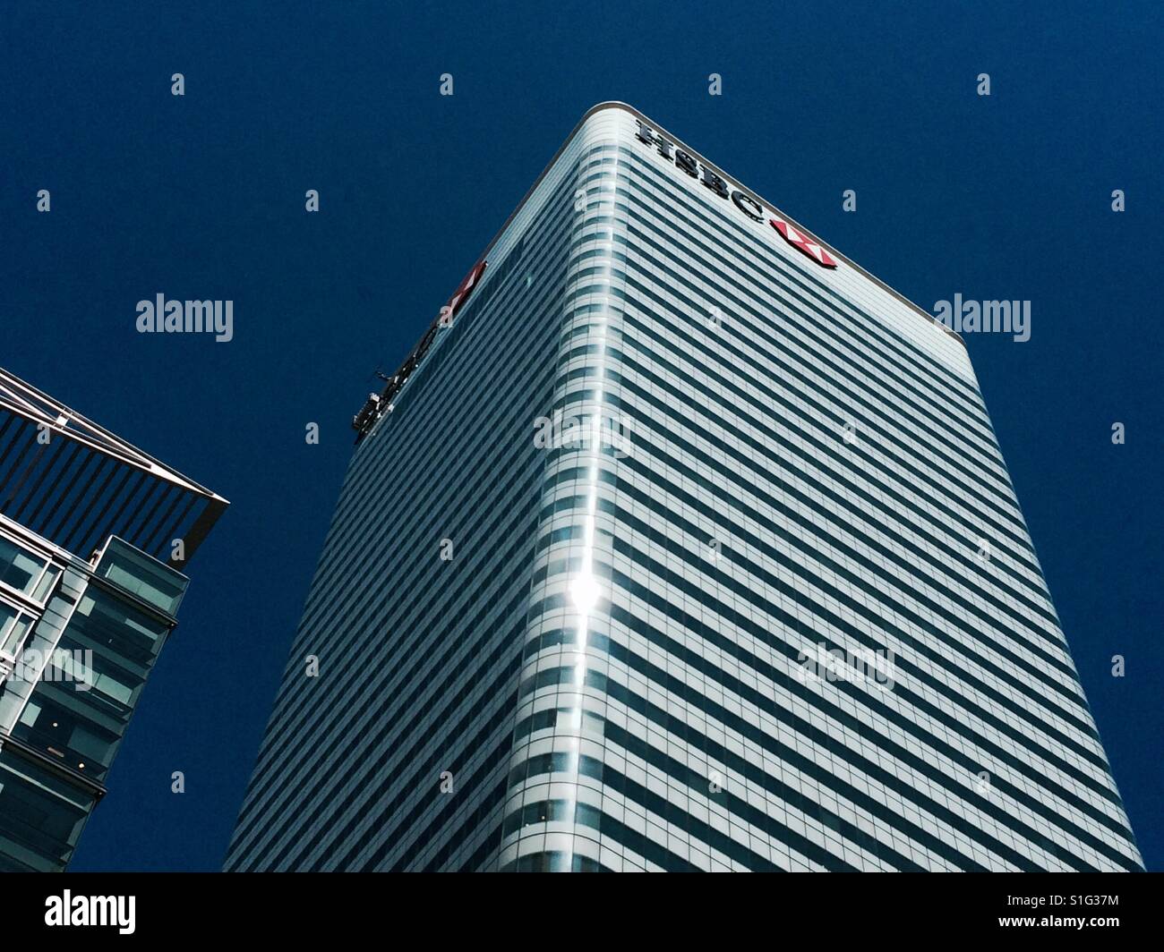 HSBC building in Canary Wharf Stock Photo - Alamy
