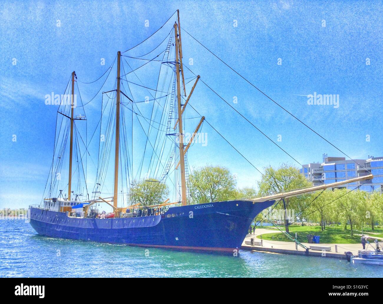 The Caledonia moored at Toronto's waterfront Stock Photo - Alamy